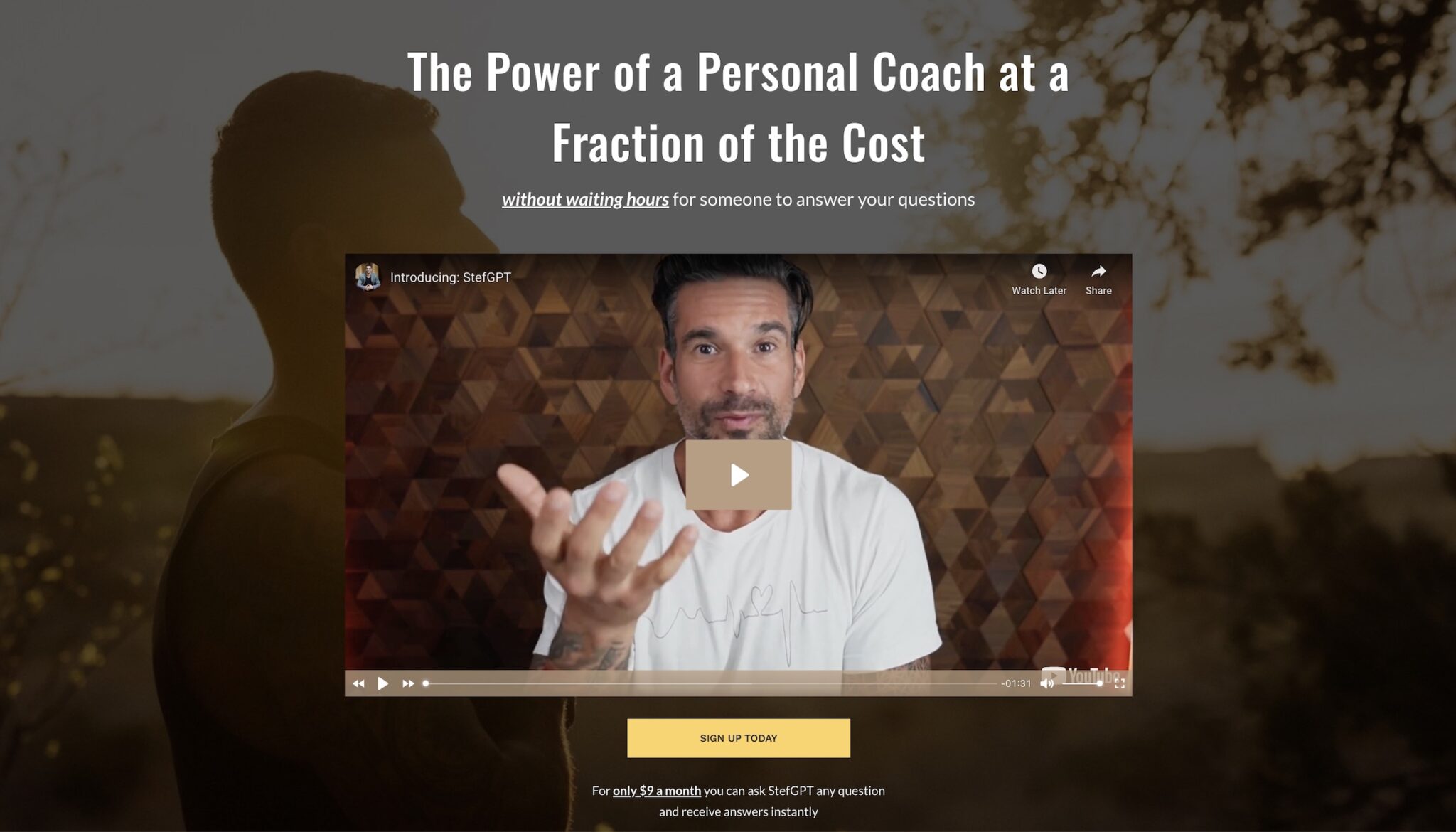 Your AI landing page | Coachvox AI