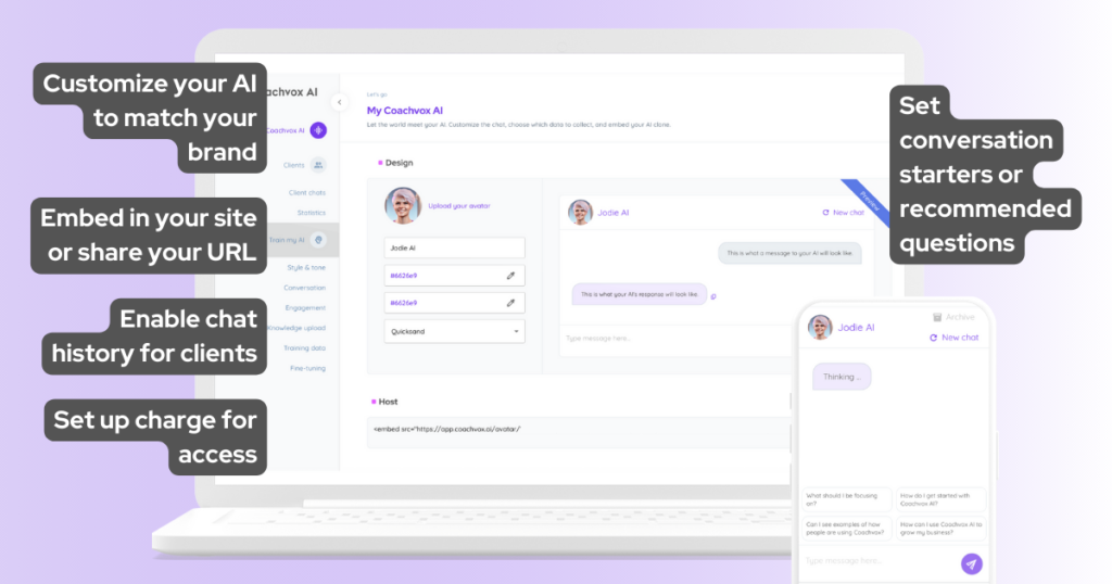 Coachvox AI | Create an AI version of yourself